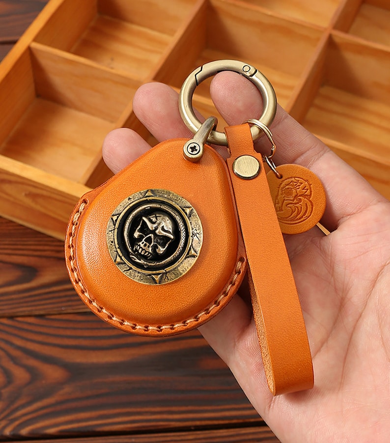 Leather Key Fob Covers Harley Models Sportster Street VRSC Softail ...