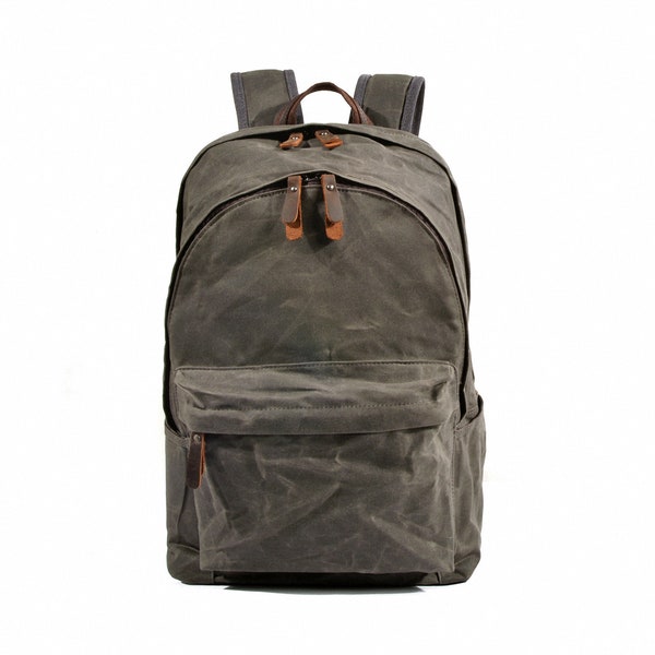 Canvas Backpack Men - Etsy