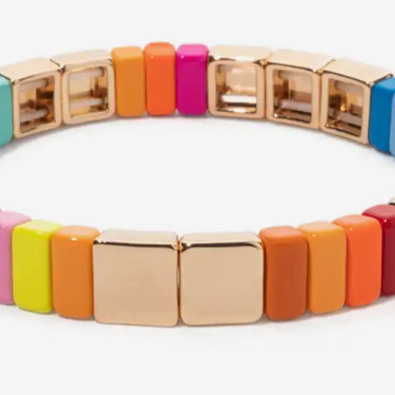 Tile Bracelet - Etsy