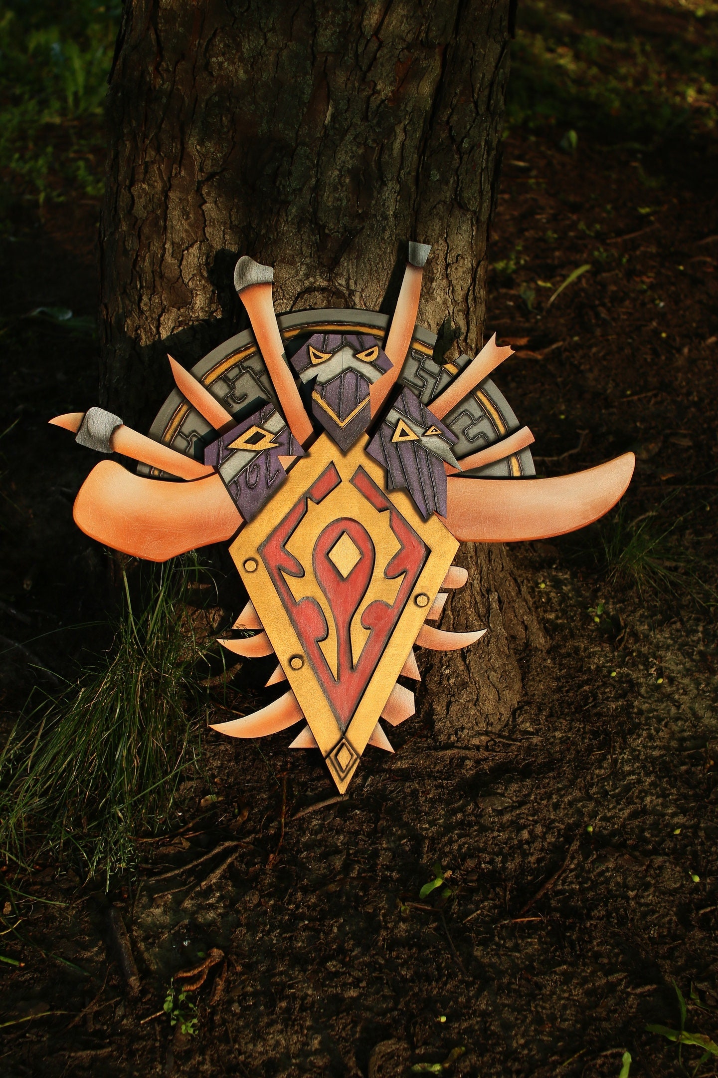 World of warcraft Shield / Horde Shield Warcraft Inspired | Etsy