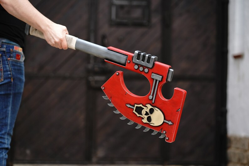 Warhammer 40k Gorechild / Kharn chainaxe | Etsy