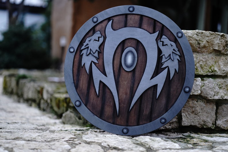 World of warcraft Shield / Horde Shield Warcraft Inspired | Etsy