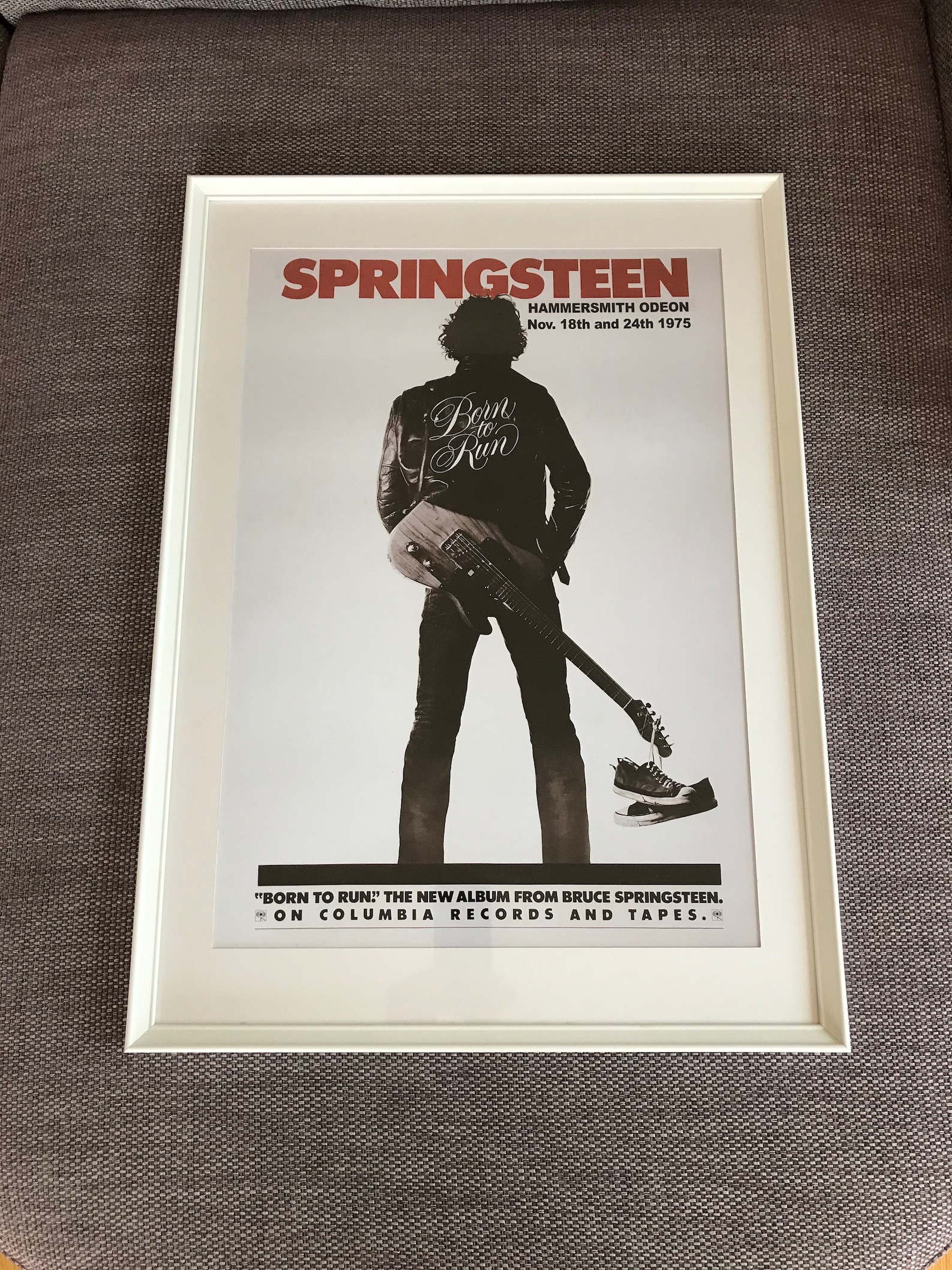 Bruce Springsteen, Born to Run, Hammersmith Odeon. A2 Poster - Etsy UK
