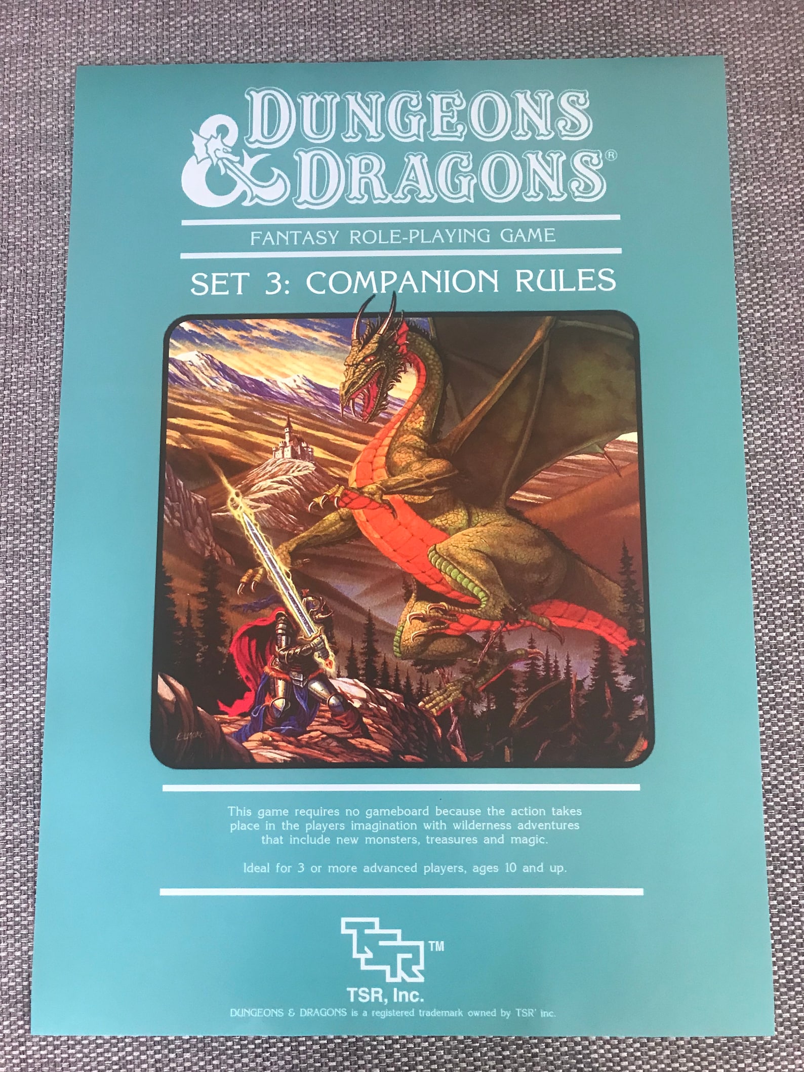 Dungeons and Dragons Set 3 Companion Rules A2 Reproduction - Etsy