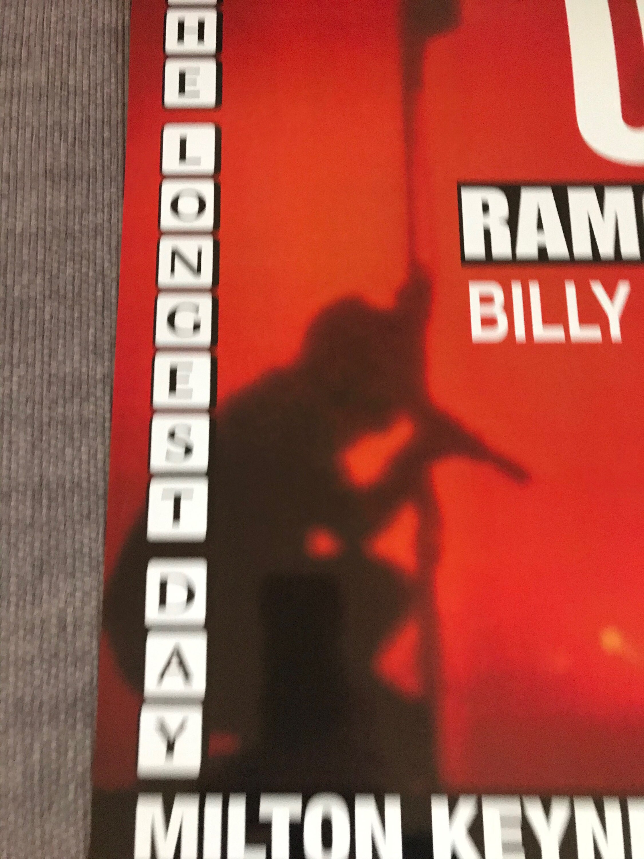 U2 the Longest Day, Milton Keynes Poster A2 Size - Etsy UK