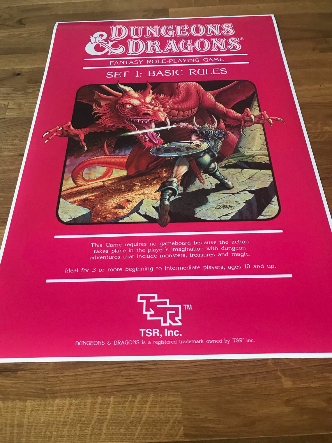 Dungeons & Dragons Set 1 Basic Rules A2 Poster - Etsy