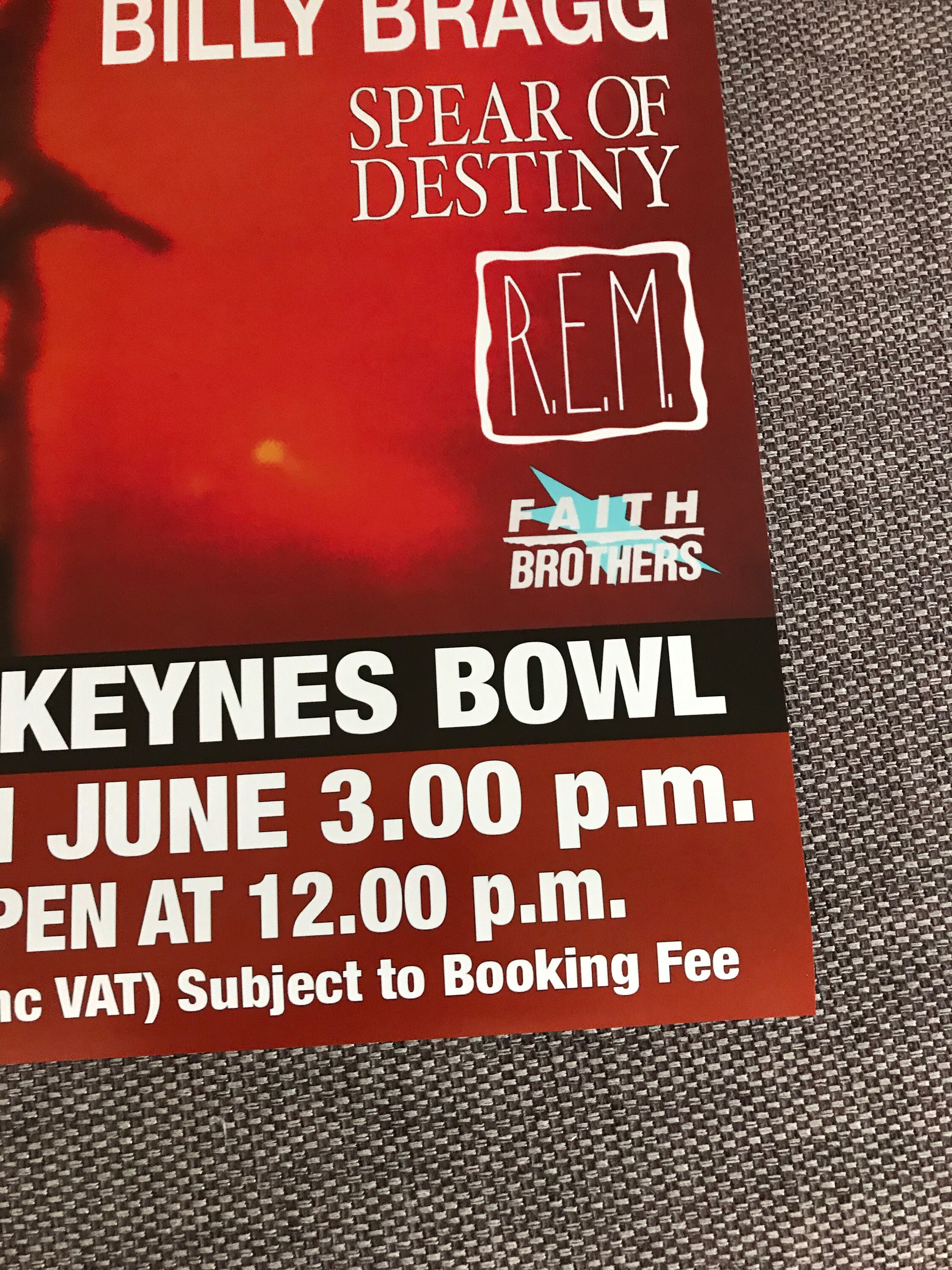 U2 the Longest Day, Milton Keynes Poster A2 Size - Etsy UK