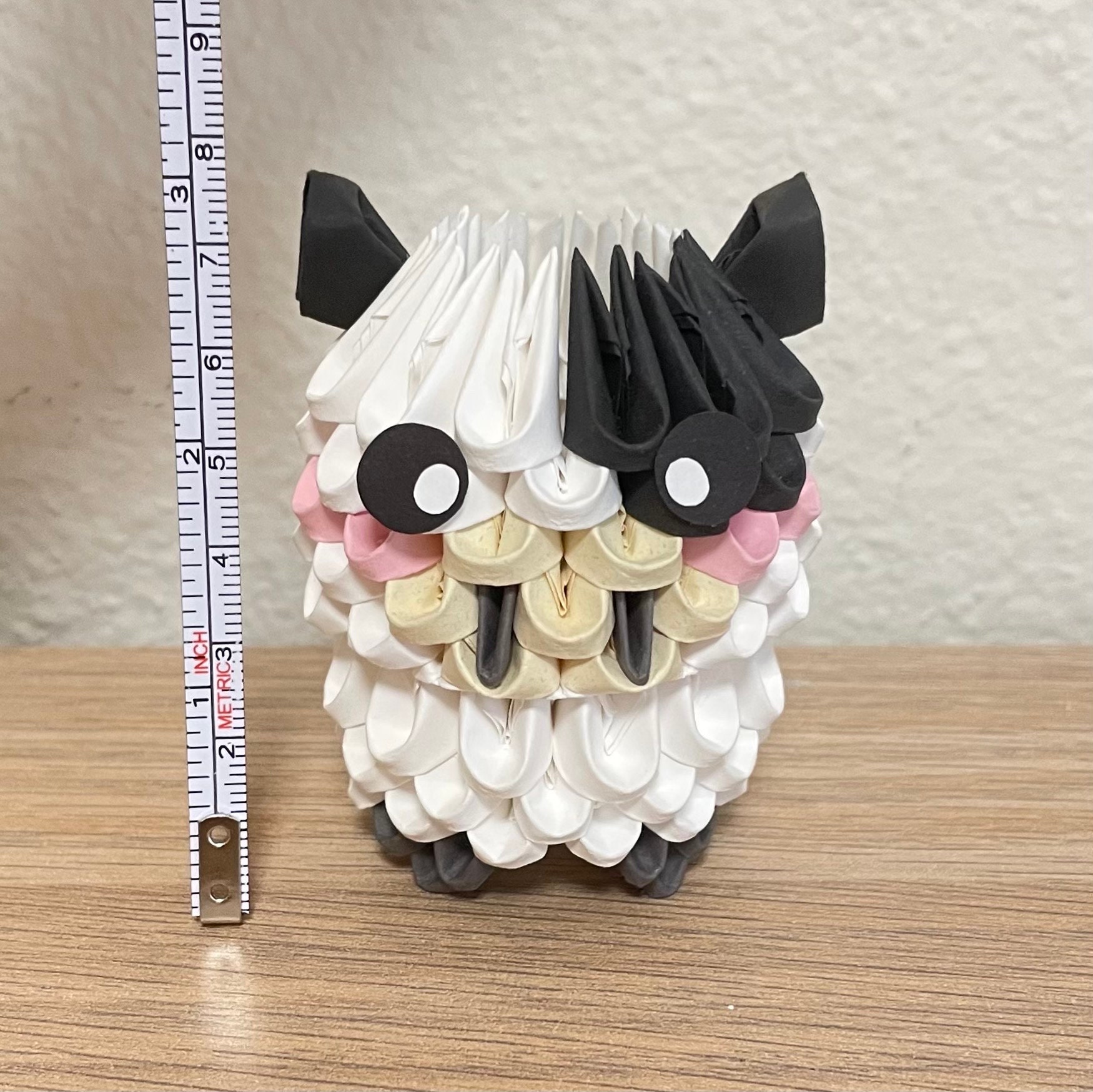 3D Origami Cow Figure - Etsy