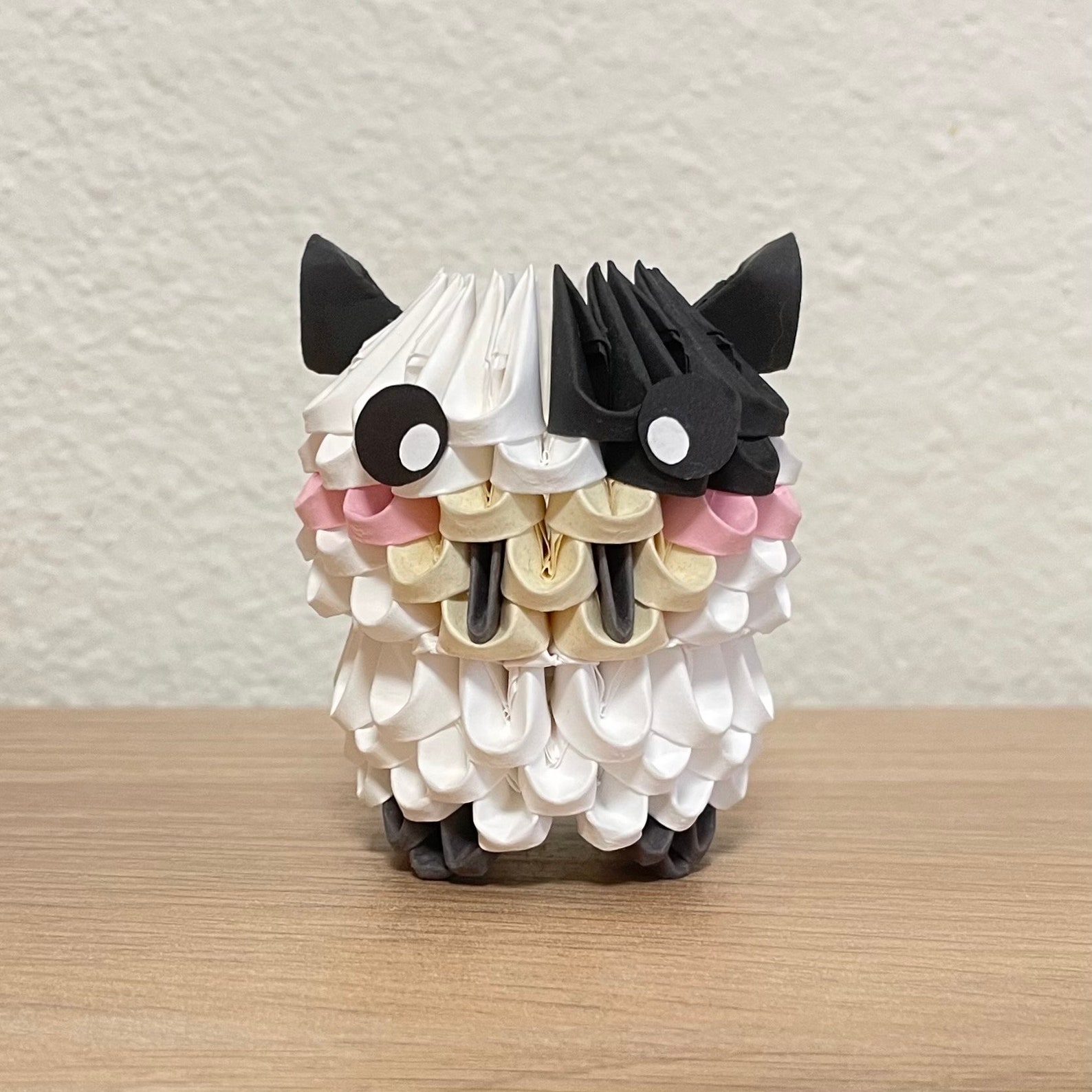 3D Origami Cow Figure - Etsy