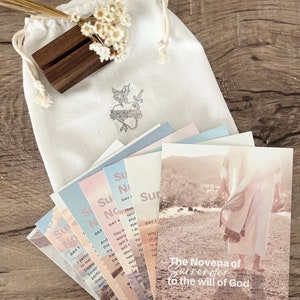 Surrender Novena Print Set, Surrender Prayer, Catholic Prayer Cards ...