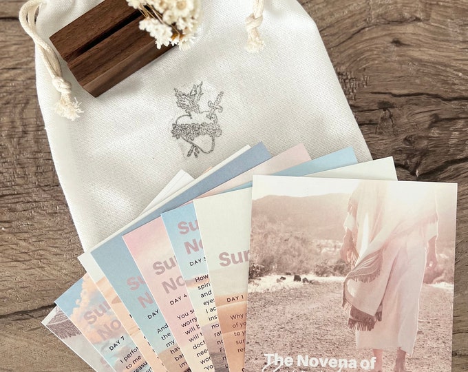 Surrender Novena Print Set, Surrender Prayer, Catholic Prayer Cards ...