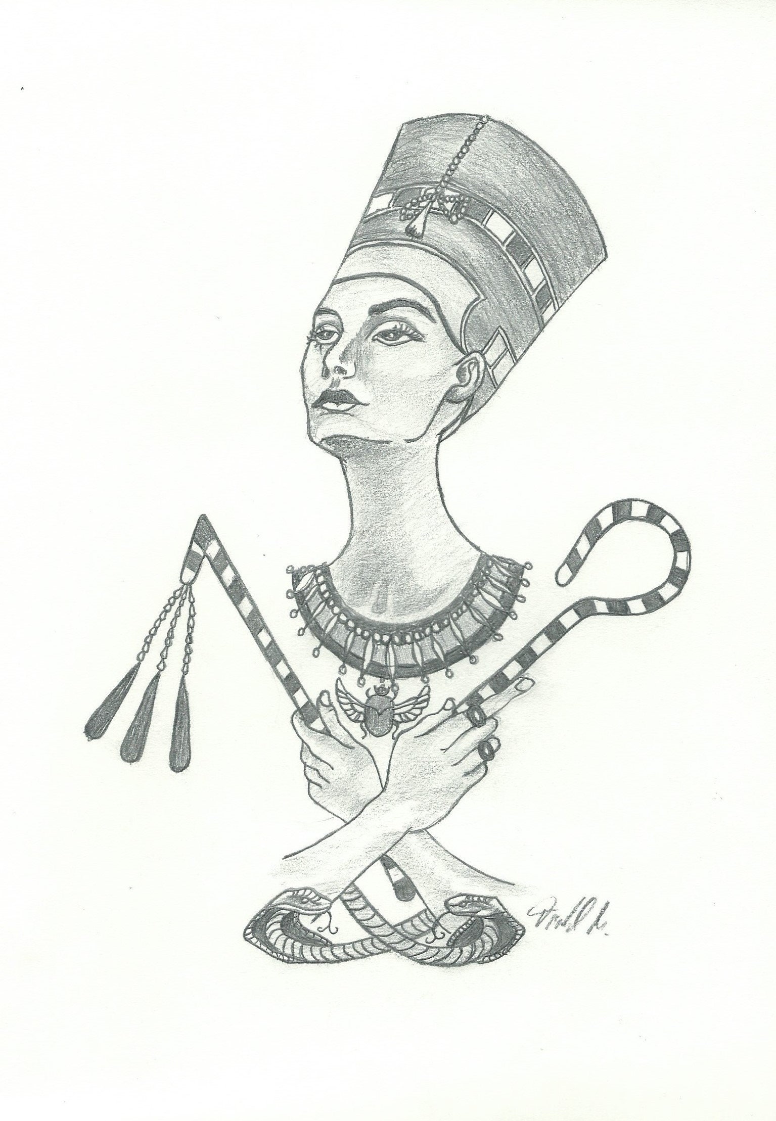 Nefertiti Drawing