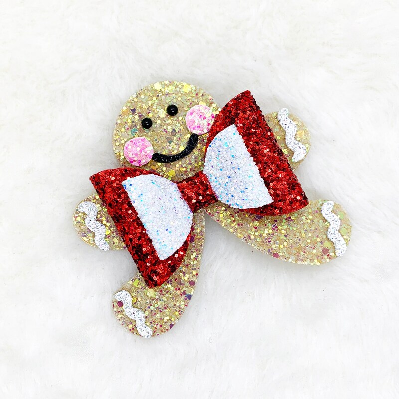 Gingerbread Man Bow - Etsy