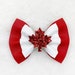 Canada Day Hair Bow | Maple Leaf Canada Day Baby Headband | Canadian ...