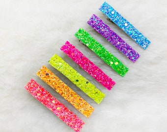 Neon Hair Clip - Etsy