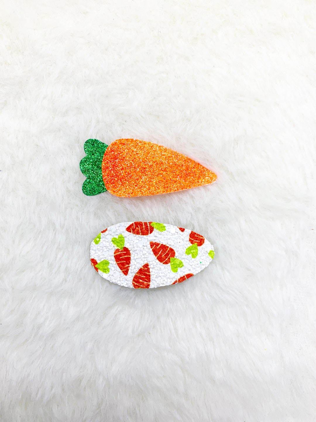 Carrot Hair Clip Easter Carrot Snap Clips Snap Clips Set Easter Gift ...