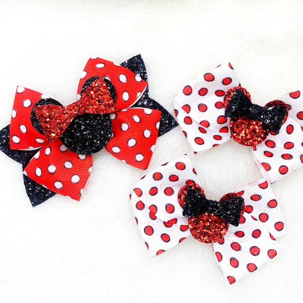 Minnie Mouse Grosgrain Ribbon - Etsy