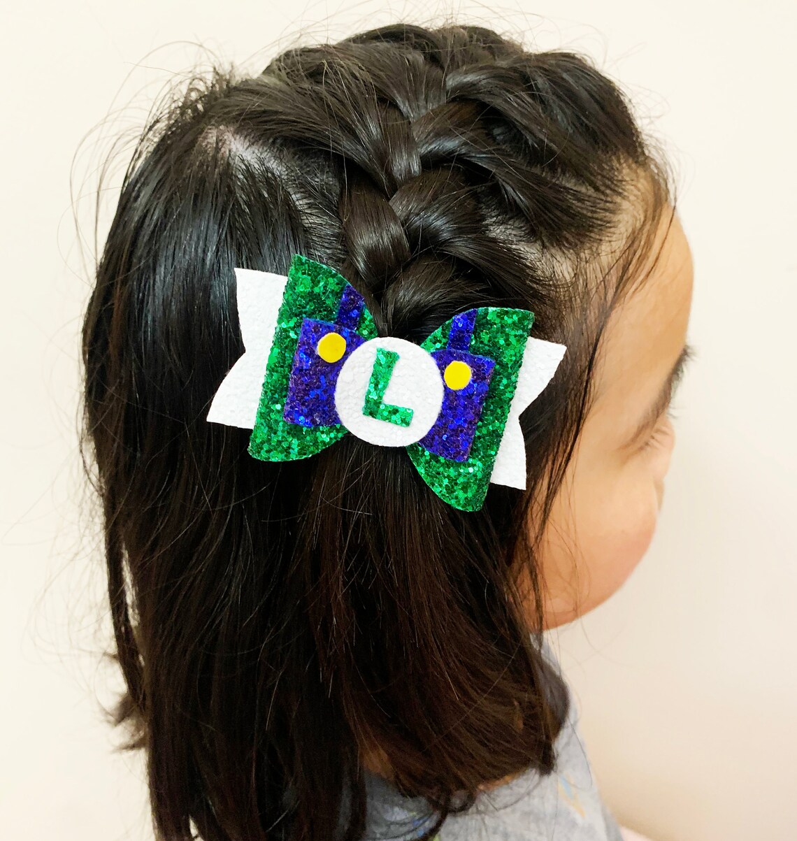 Super Mario Hair Bow Mario and Luigi Hair Bows Mario and - Etsy