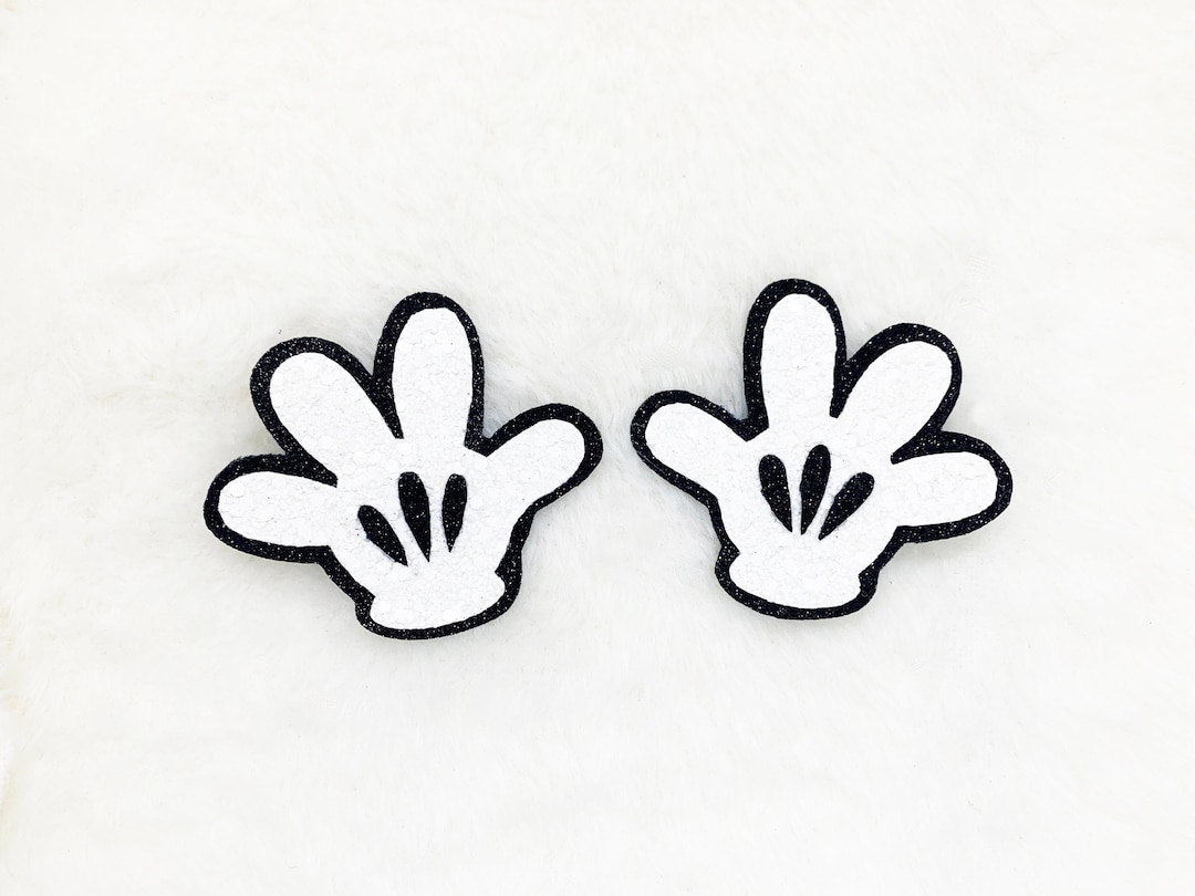 Mickey Mouse Hair Clips Mickey Minnie Mouse Gloves Baby Clips No Slip ...