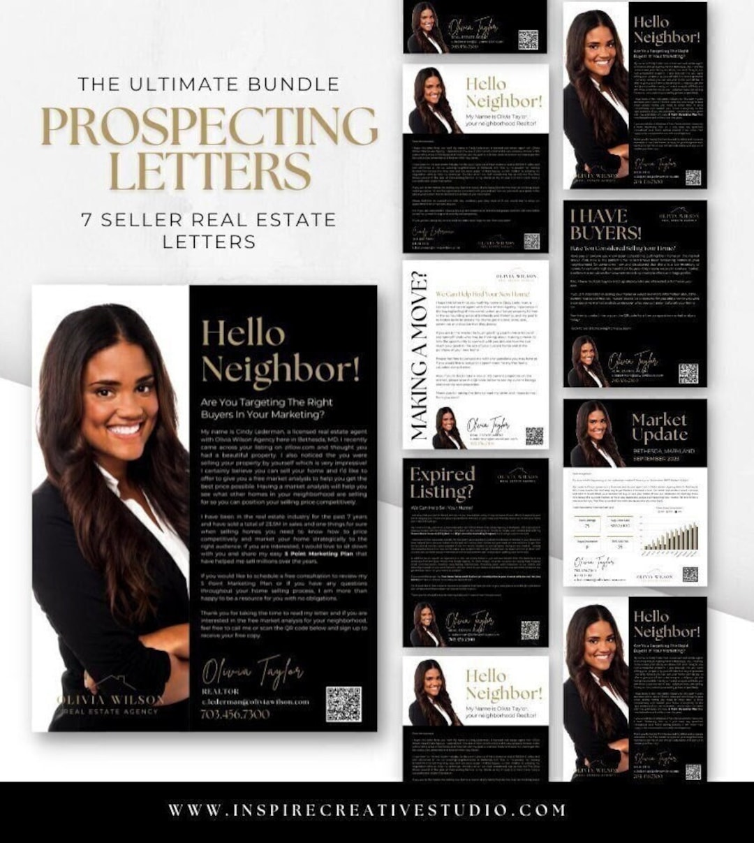 Real Estate Marketing Letter Bundle, Agent Intro Letter, I Have Buyers ...