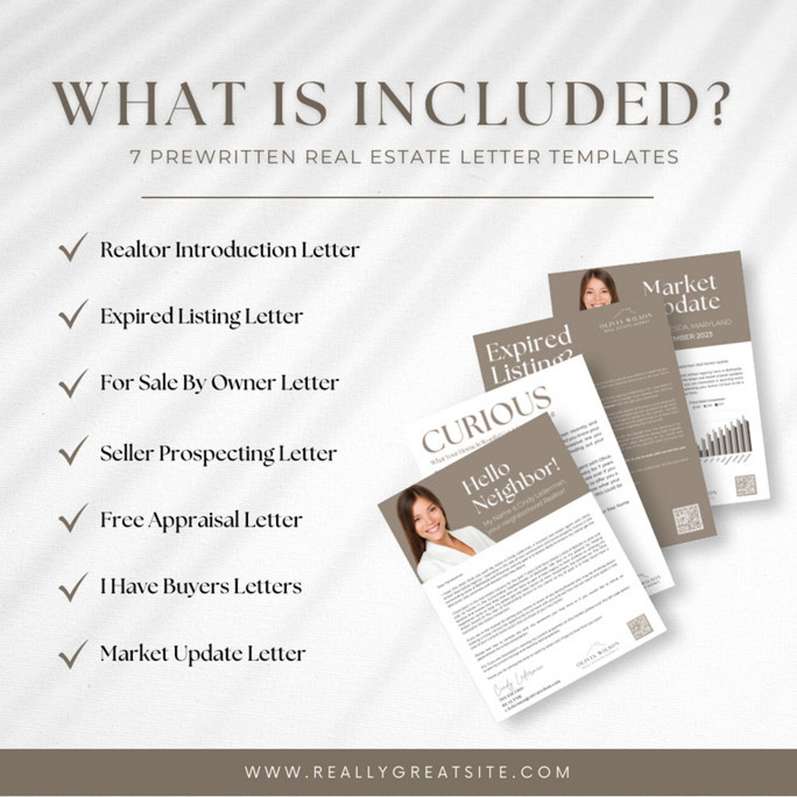 Real Estate Letter Bundle, Real Estate Farming Letter, Expired Listing ...