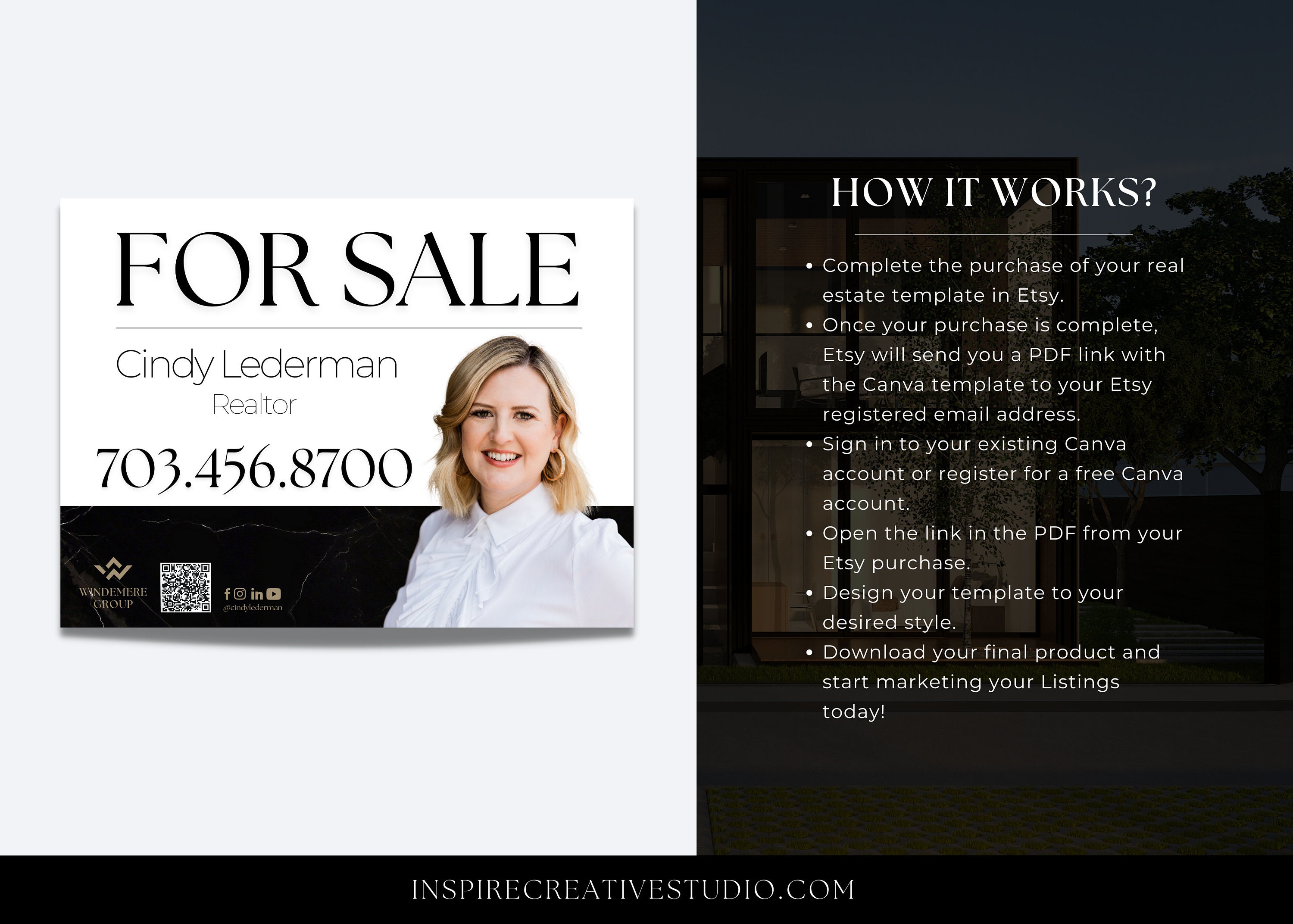 For Sale Sign, Real Estate Sign, House for Sale Sign, Property for Sale ...