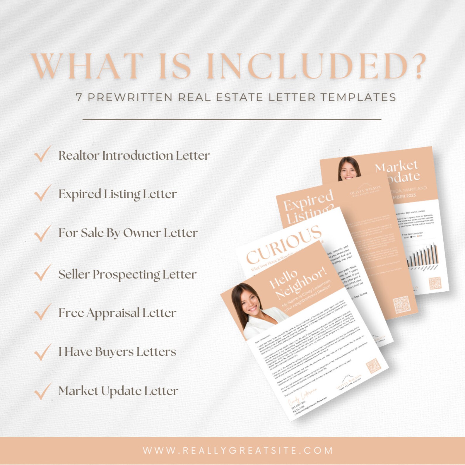 Real Estate Introduction Letter, Expired Listing Letter, for Sale by ...