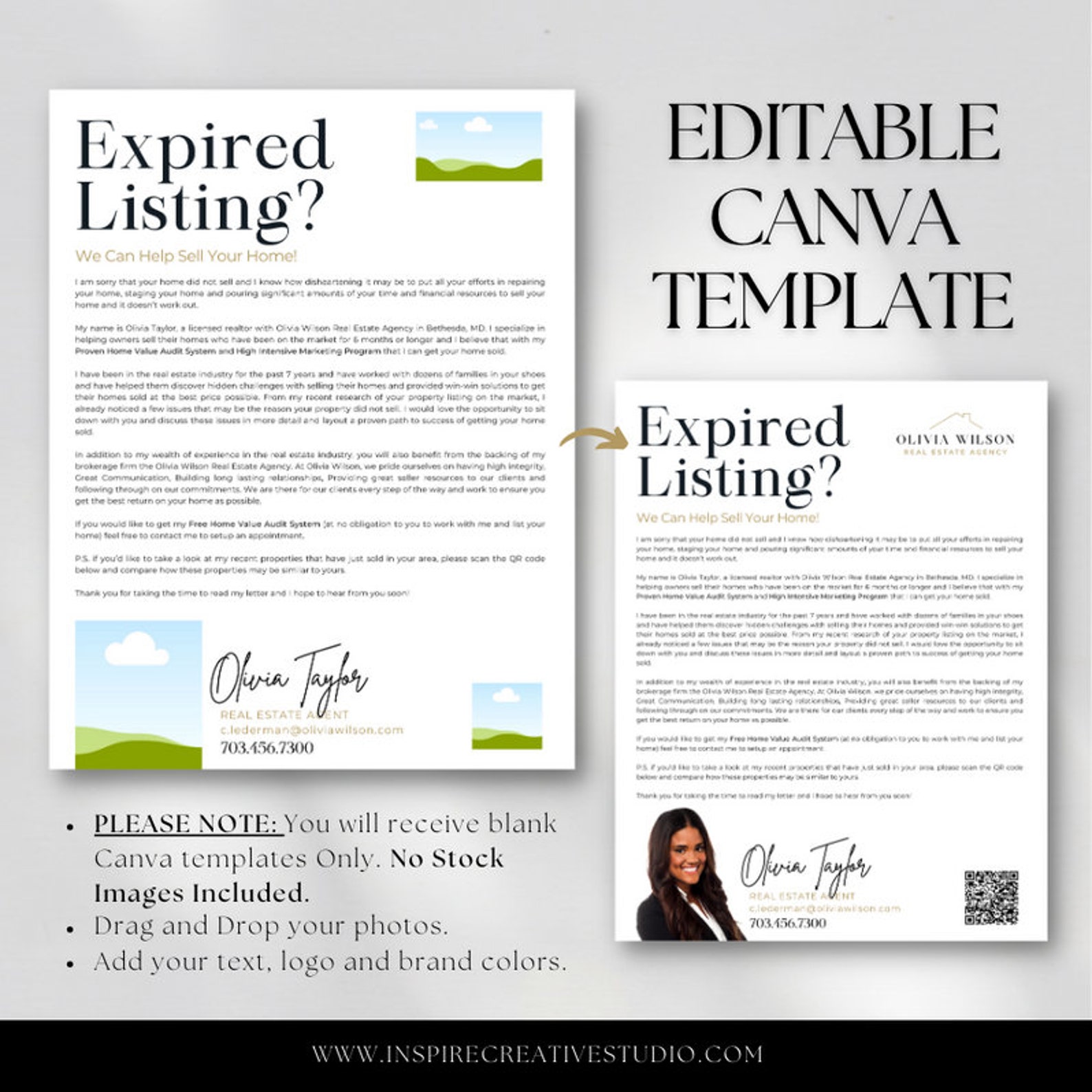 Expired Listing Letter, Real Estate Marketing Letter, Expired Listing ...