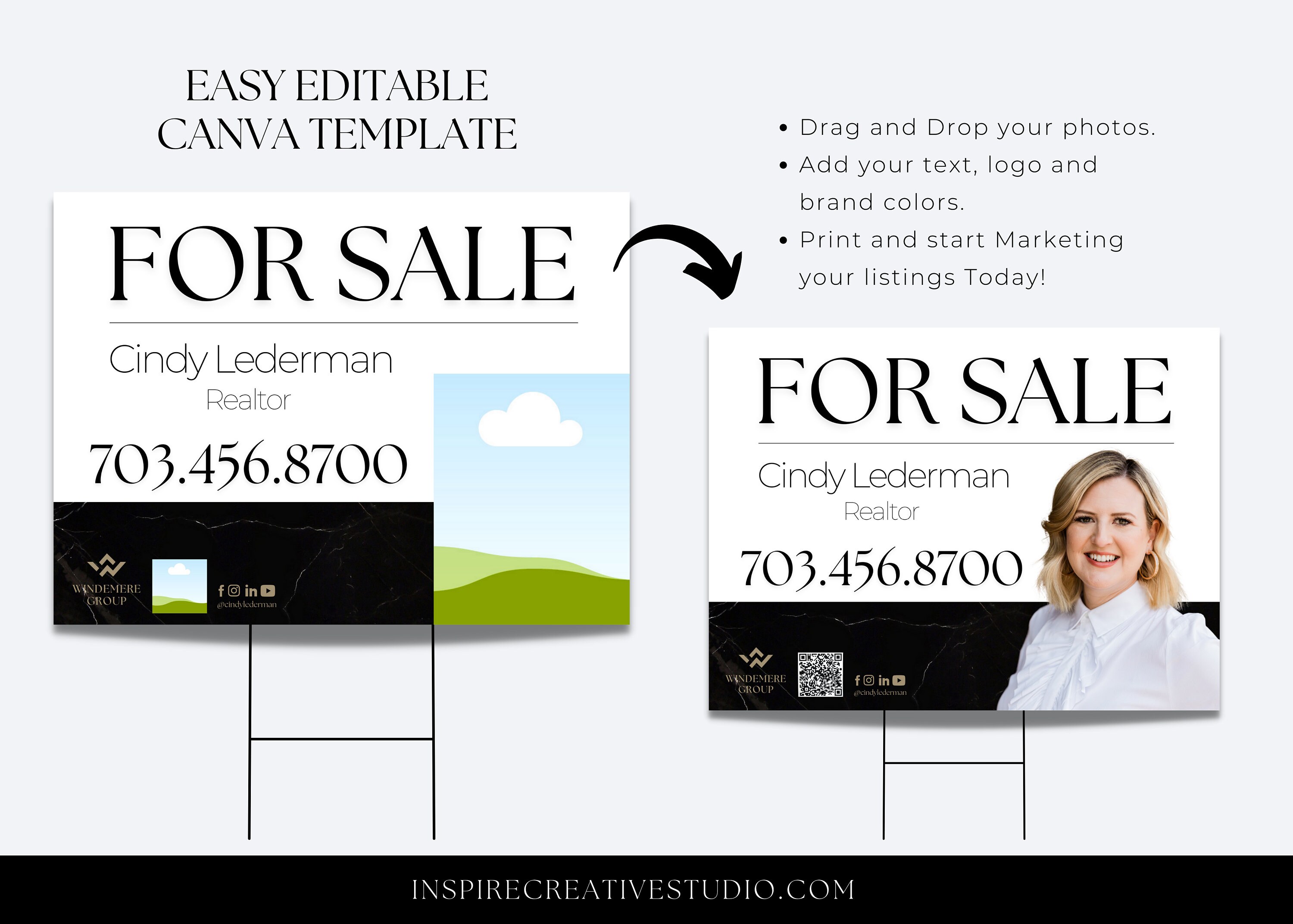 For Sale Sign, Real Estate Sign, House for Sale Sign, Property for Sale ...