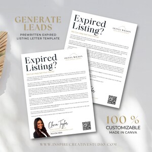 Expired Listing Letter, Real Estate Marketing Letter, Expired Listing ...