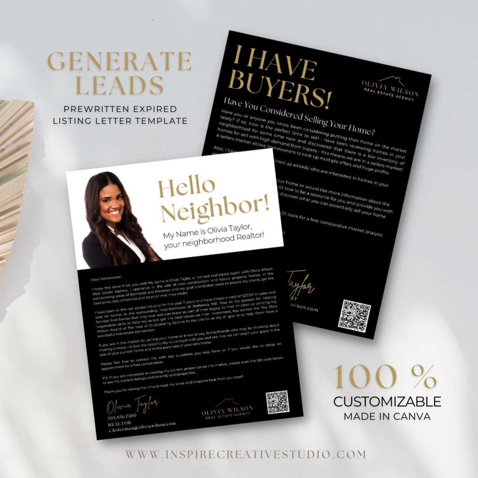 Real Estate Marketing Letter Bundle, Agent Intro Letter, I Have Buyers ...