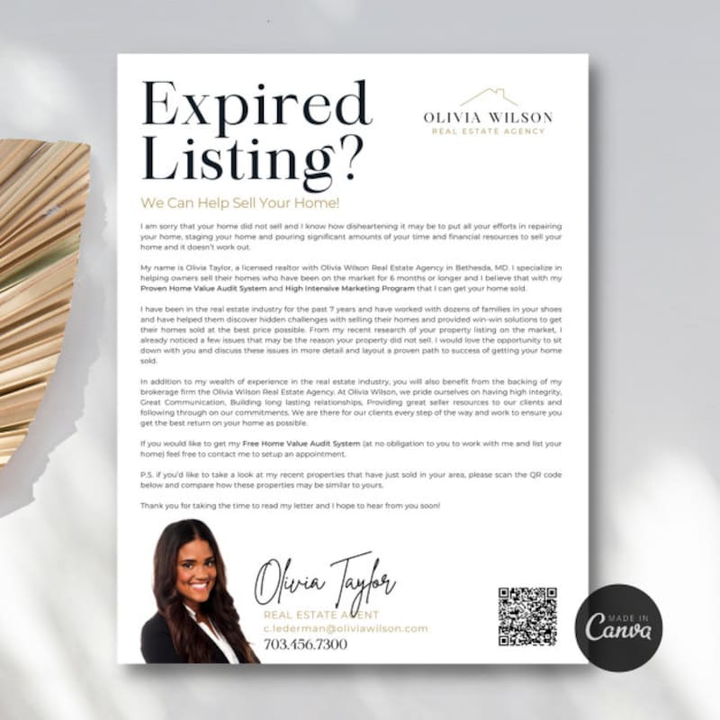 Expired Listing Letter - Etsy