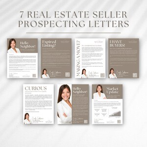 Real Estate Letter Bundle, Real Estate Farming Letter, Expired Listing Letter, for Sale by Owner ...