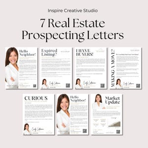 Real Estate Farming Letters, Agent Mailers, Agent Introduction Flyer ...