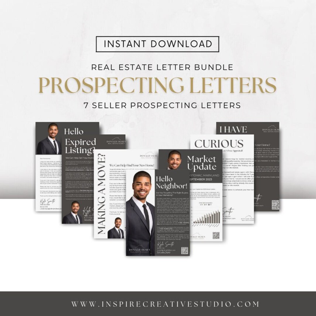 Prospecting Letter Bundle, I Have Buyers Letter, Real Estate Marketing ...