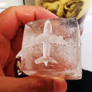 Personalized Whiskey Ice Cubes With Your Aircraft | Customized Whiskey ...