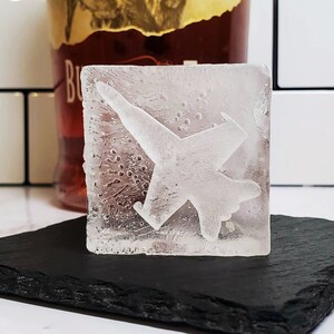 Personalized Whiskey Ice Cubes With Your Aircraft | Customized Whiskey ...