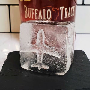 Personalized Whiskey Ice Cubes With Your Aircraft | Customized Whiskey ...
