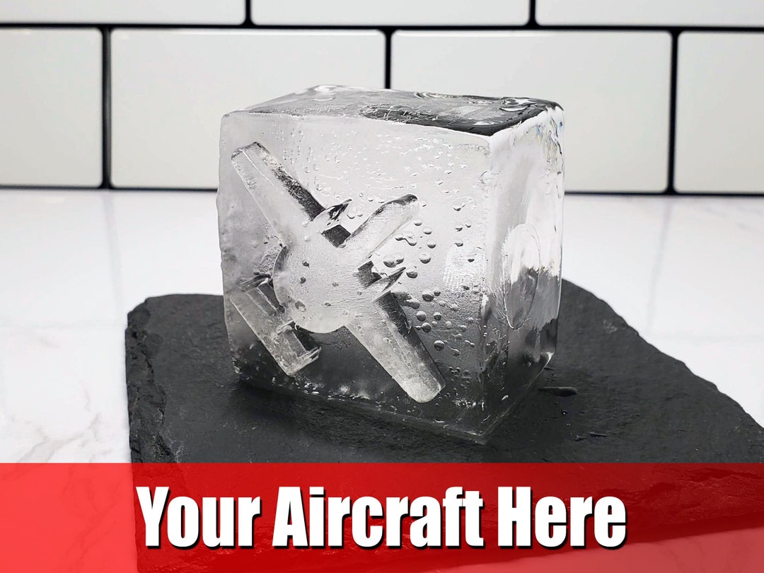Personalized Whiskey Ice Cubes With Your Aircraft | Customized Whiskey ...