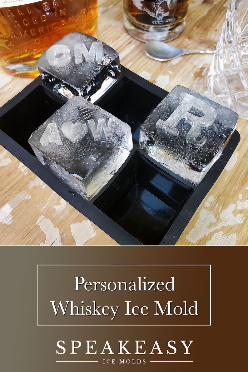 Personalized Whiskey Ice, Customized Groomsmen Gift, Custom Gift for ...