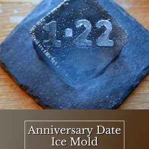 Monogram Whiskey Ice Cubes, Personalized Ice Mold, Custom Silicone Ice ...