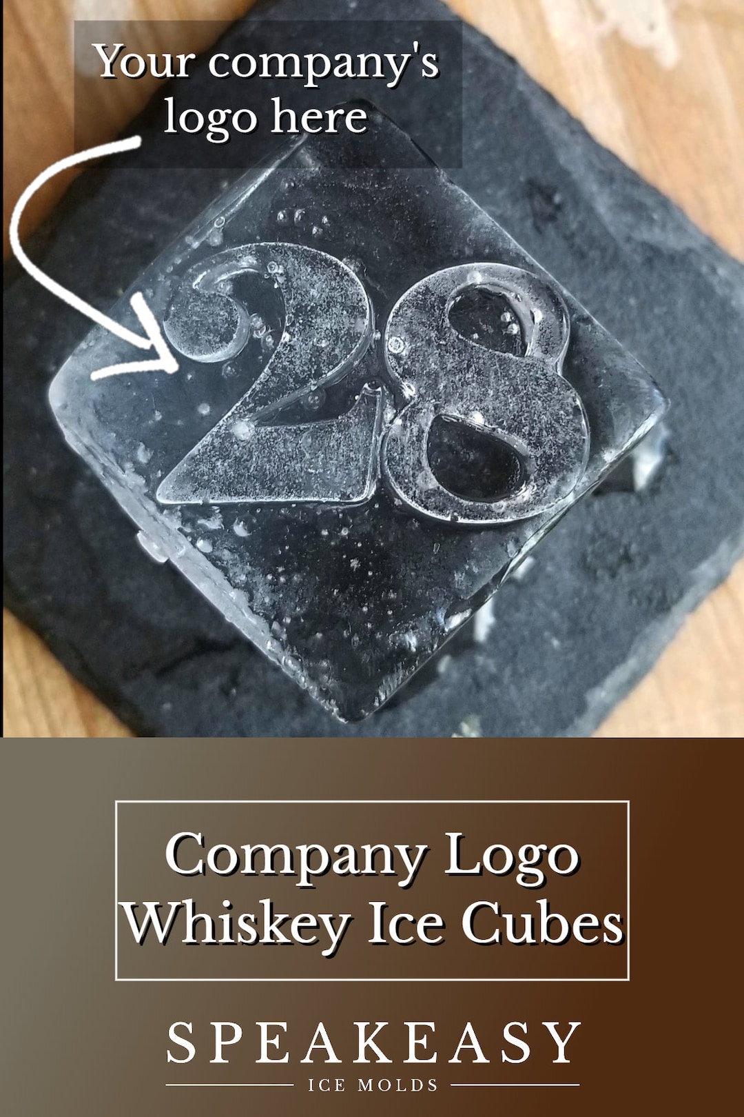 Corporate Gift | Custom Whiskey Ice Mold With Company Logo ...