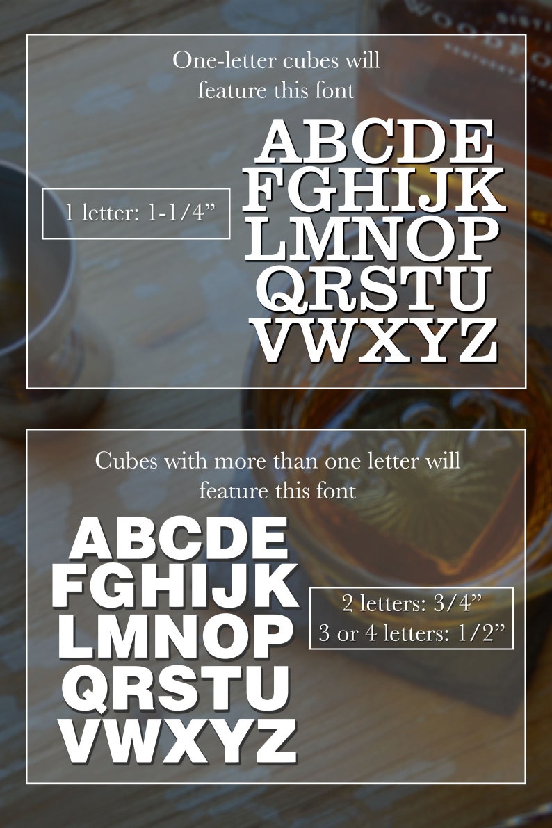 Personalized Whiskey Ice Mold Monogram Ice Cube Mold Custom - Etsy