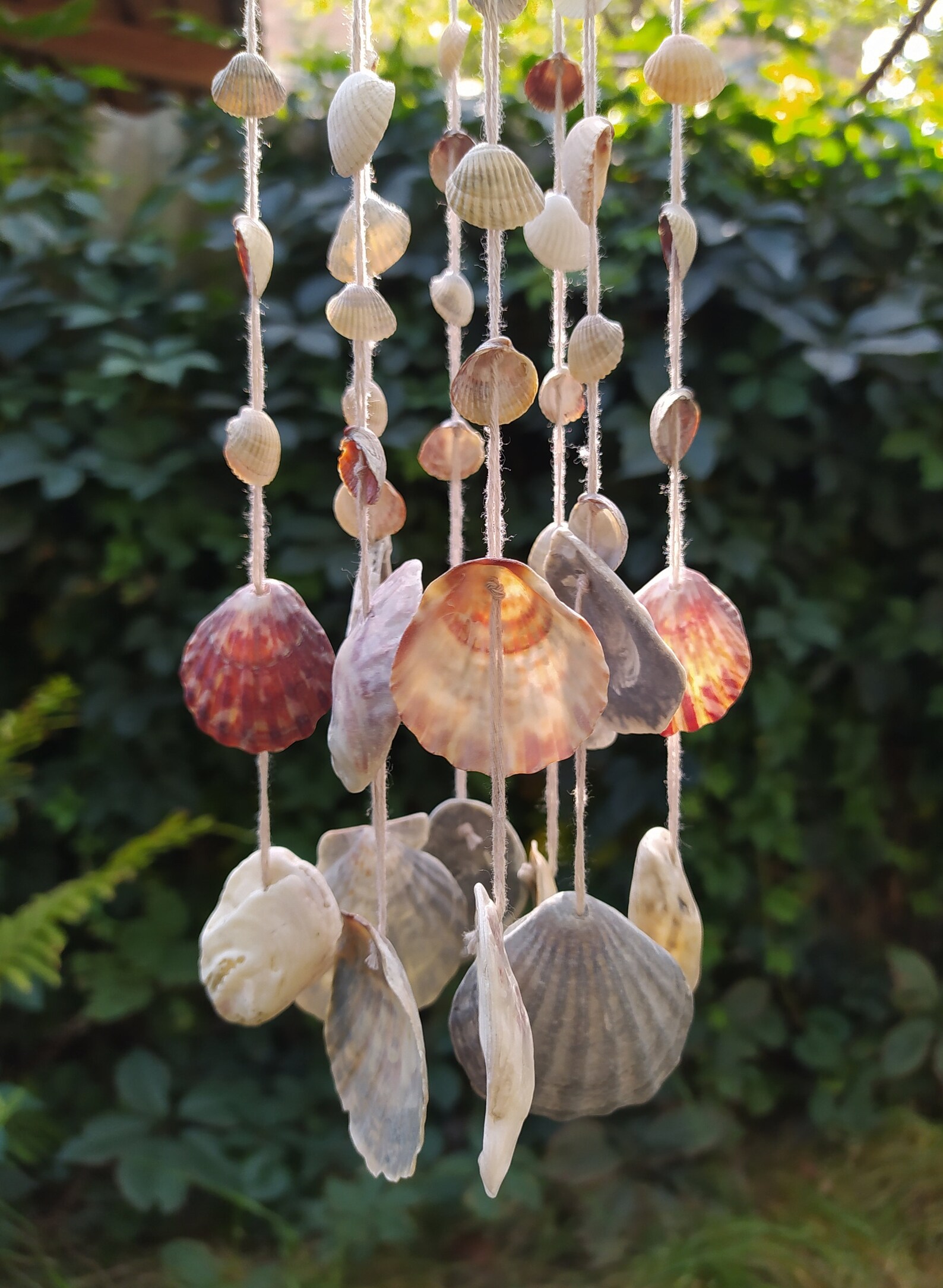Seashells Wind chime Fairy Garden Nursery decor Beach house | Etsy