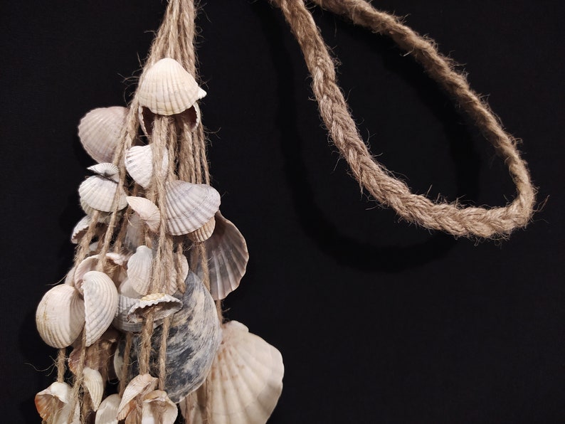 Seashells Hanging Beach Decor Sea Shell Art Ocean Vibes | Etsy