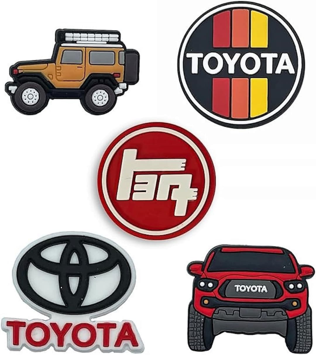 Toyota Land Cruiser & Tacoma Shoe Charms: off Road Croc Jibbitz (5 Pcs ...