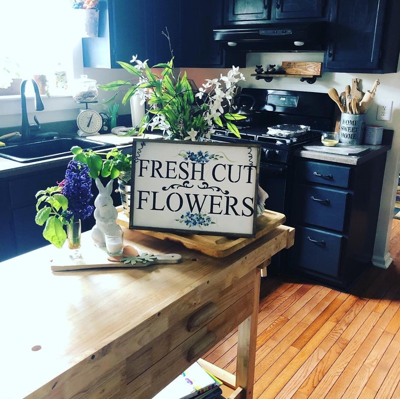 Fresh Cut Flowers Sign - Etsy