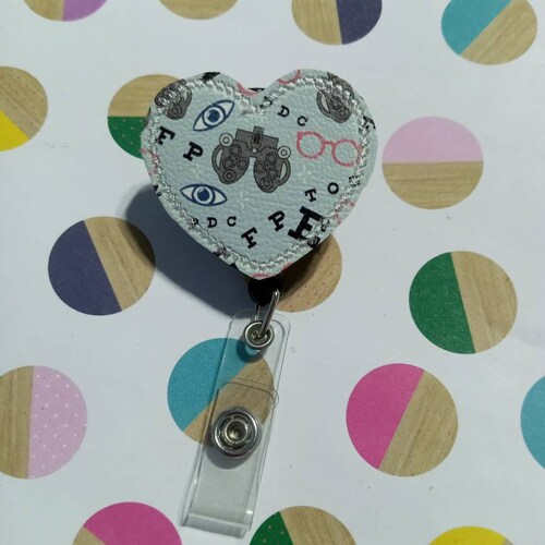 Eye Chart Badge Reel Eye Doctor Gift Optometrist Gift - Etsy