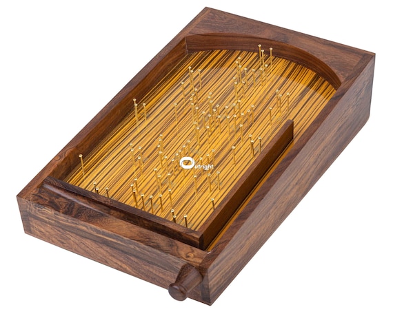 Bagatelle Rosewood Tabletop Pinball Game Hand-crafted | Etsy
