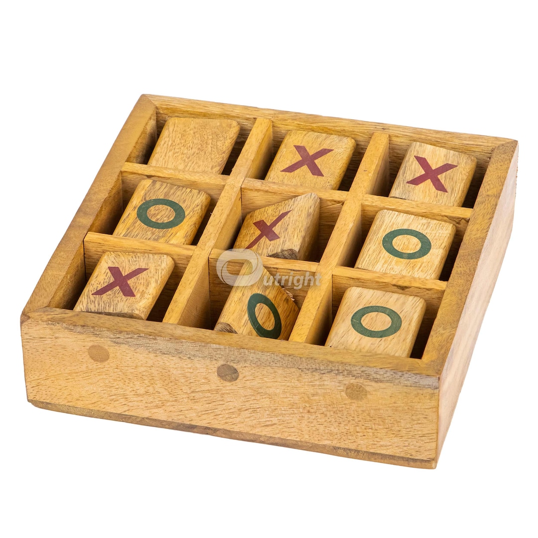 Tic Tac Toe Tabletop Game Set - XOX Game for Kids, Tic Tac Toe Game for ...